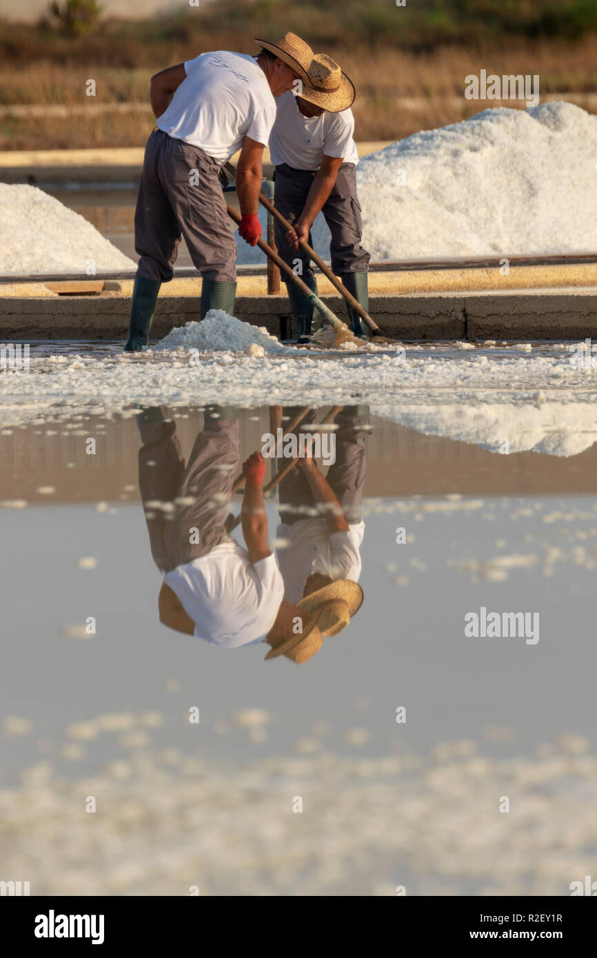 Open pan salt production hi-res stock photography and images - Alamy