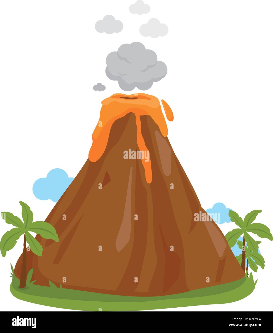 Vector illustration of a volcano erupting Stock Vector Image & Art - Alamy Vector illustration of a volcano erupting Stock Vector Image & Art - Alamy