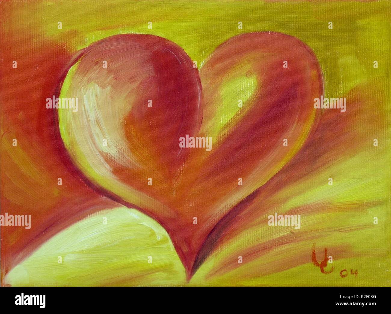 Flaming heart hi-res stock photography and images - Alamy