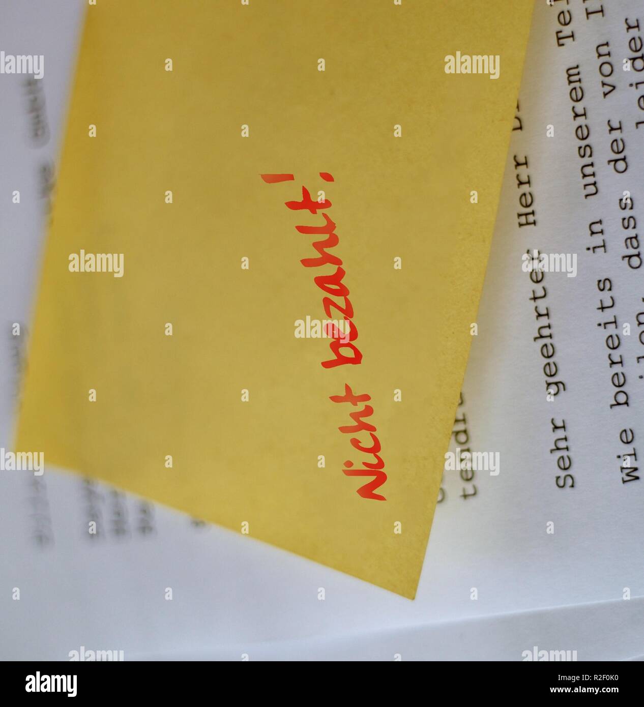 Letter post paid hi-res stock photography and images - Alamy