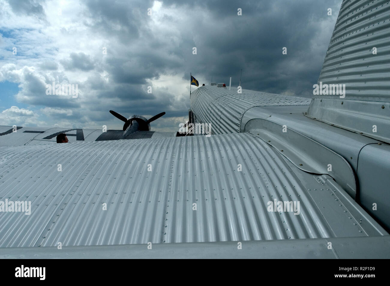 corrugated iron from the back 1 Stock Photo - Alamy