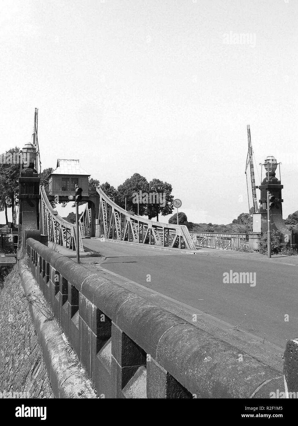 swing bridge 1907 Stock Photo - Alamy