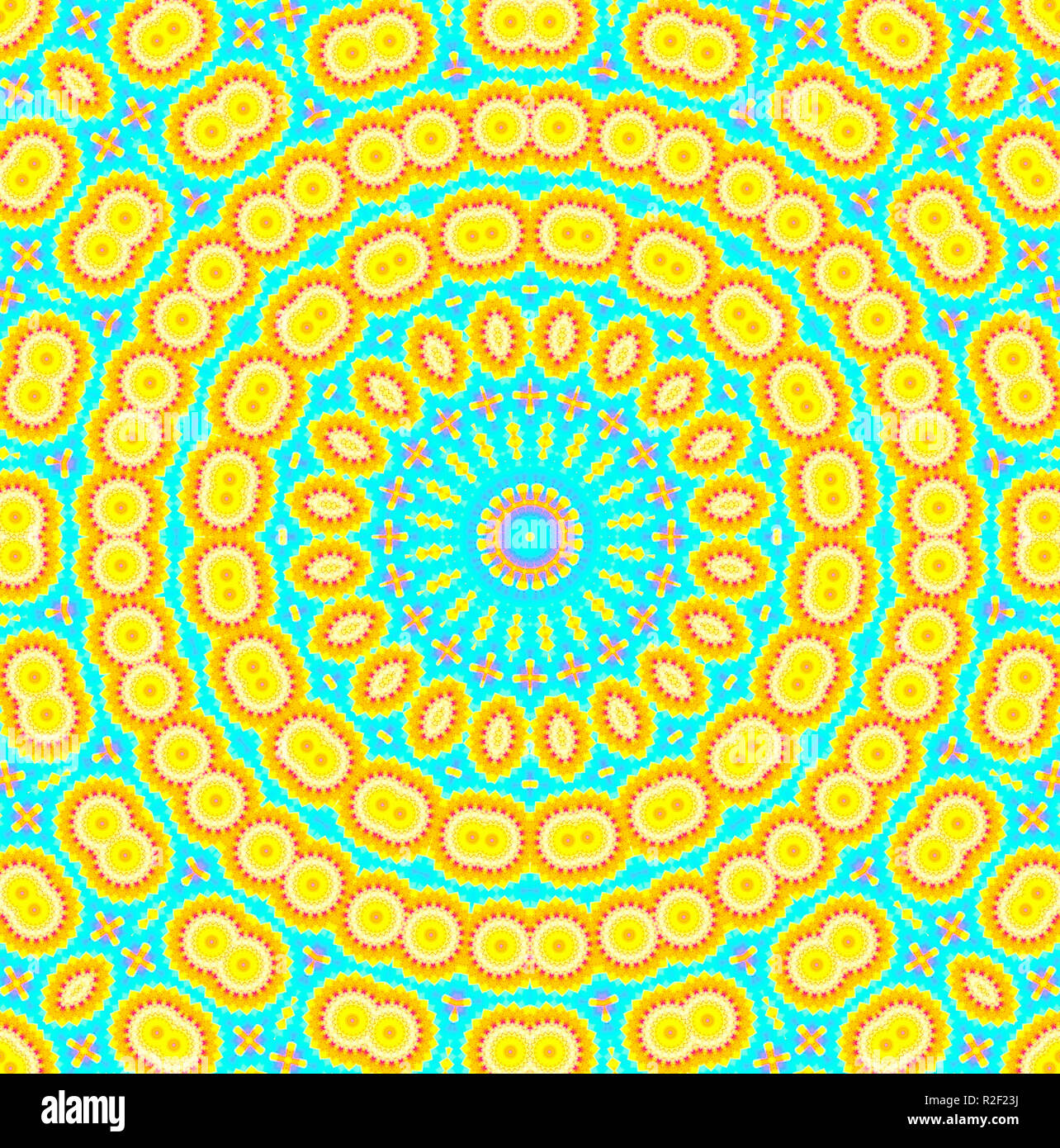 Vivid circular pattern hi-res stock photography and images - Alamy