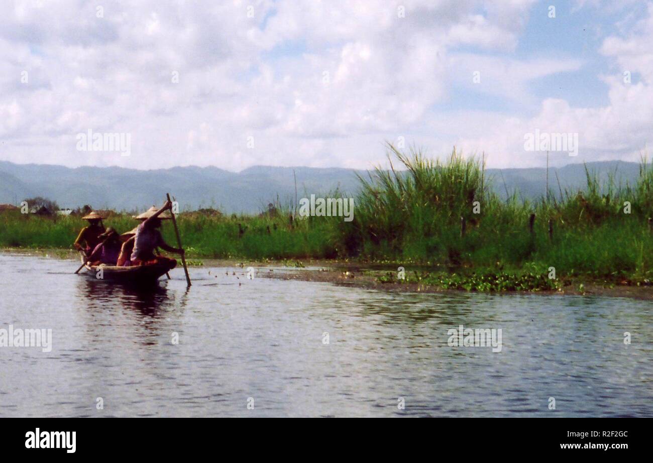 floating gardens on inle lake Stock Photo - Alamy