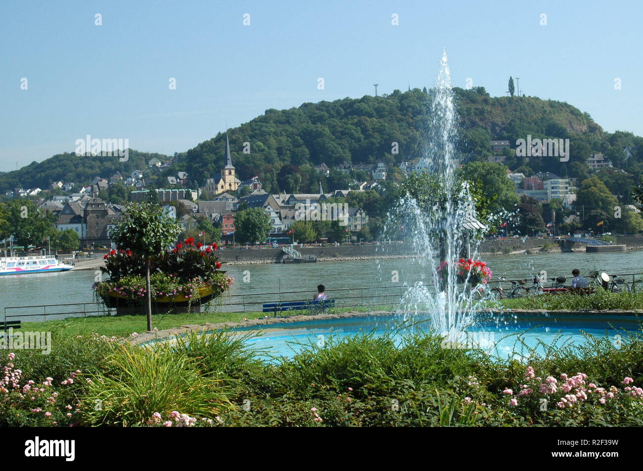 linz on the rhine Stock Photo - Alamy