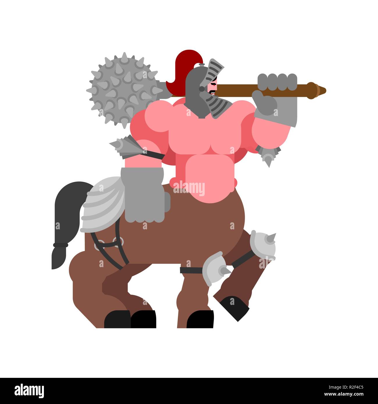 Half Human Half Monster Cartoon