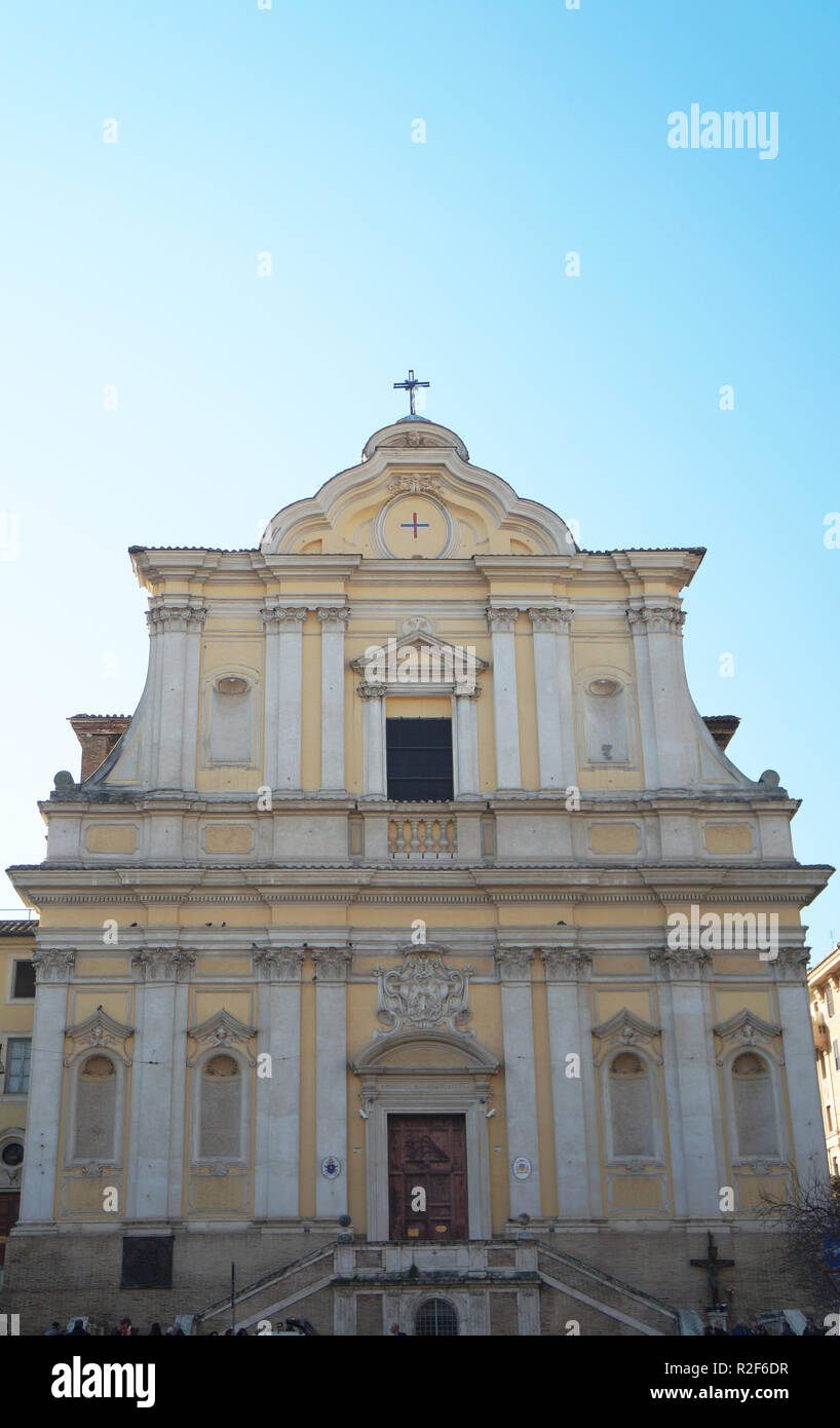 Saint mary of graces church rome italy hi-res stock photography and ...