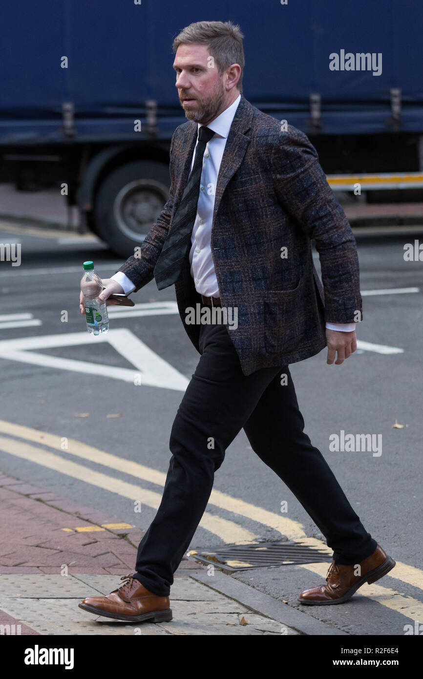John Broadhurst, 40, arrives at the Birmingham Crown Court, where he is ...