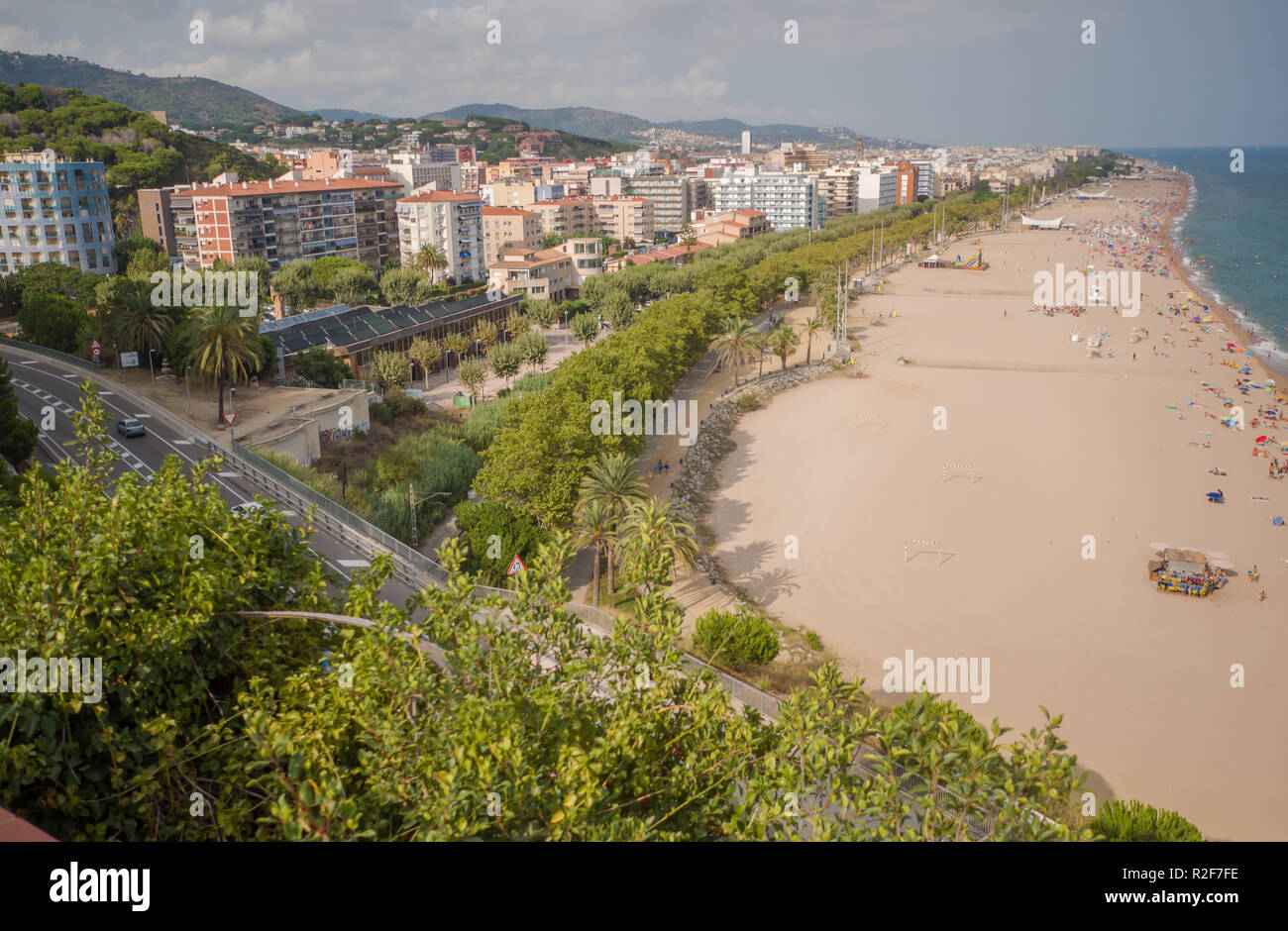 Calella costa brava flag hi-res stock photography and images - Alamy