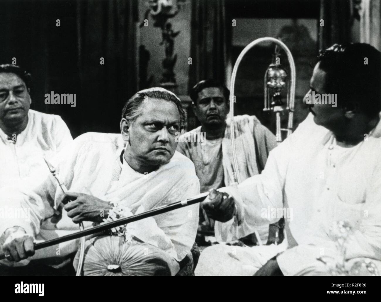 Jalsaghar The Music Room Year: 1958 India Director: Satyajit Ray Chhabi Biswas Stock Photo - Alamy