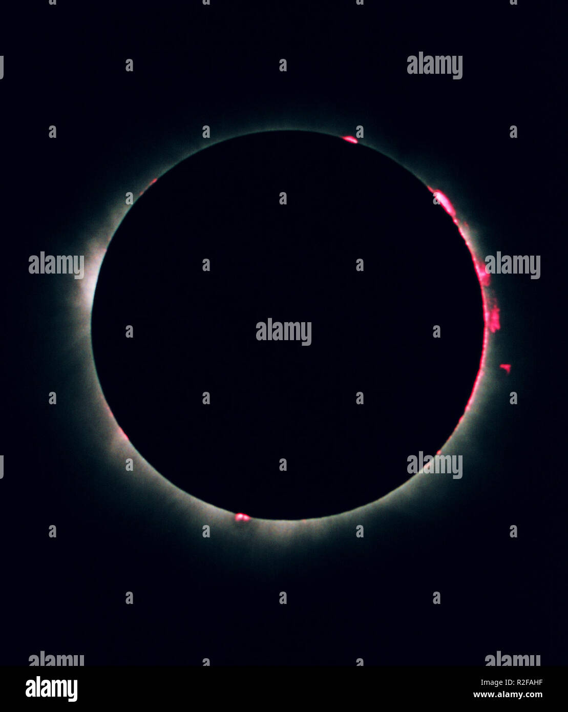 total solar eclipse 1999 Stock Photo - Alamy