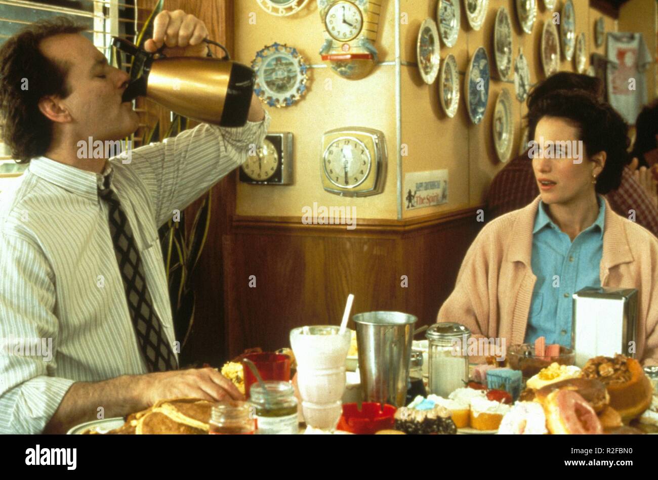 Groundhog Day Year : 1993 USA Director : Harold Ramis Andie MacDowell ...