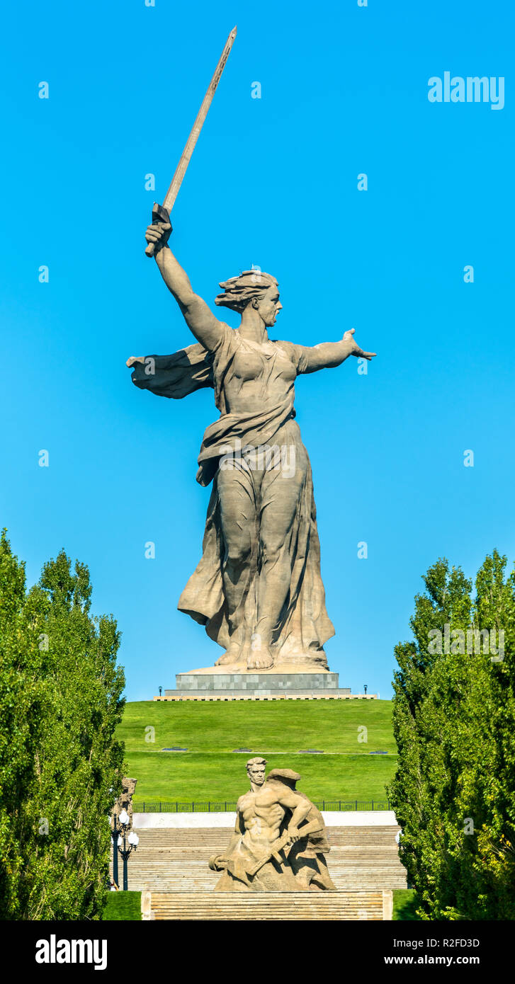The motherland calls statue hi-res stock photography and images - Alamy