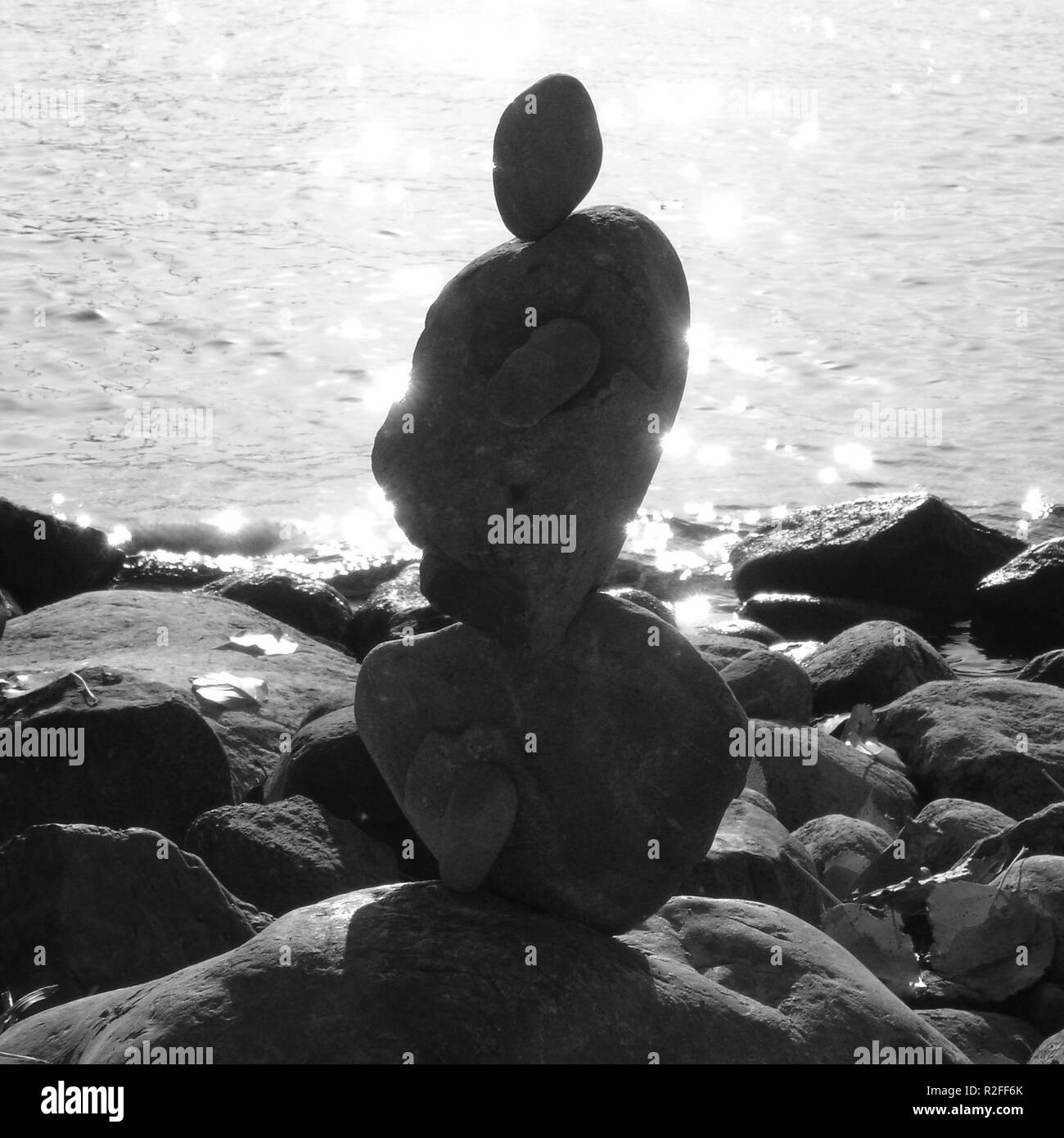 Balancing act Black and White Stock Photos & Images - Alamy