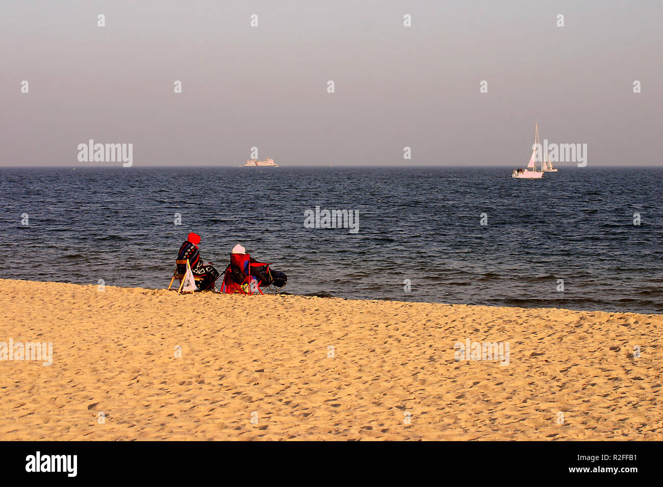 last day on the beach Stock Photo - Alamy