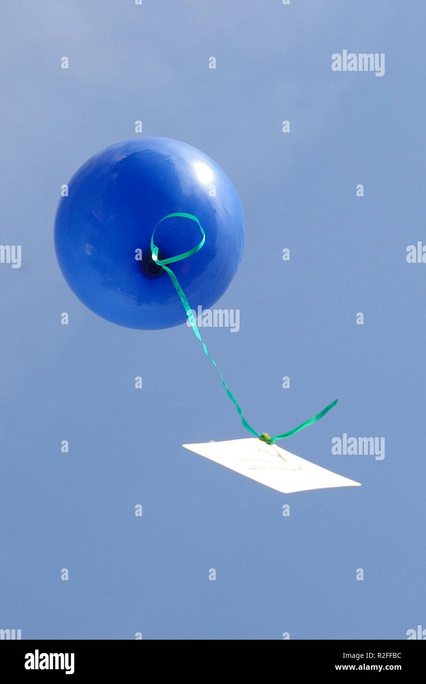 Balloon mail hi-res stock photography and images - Alamy