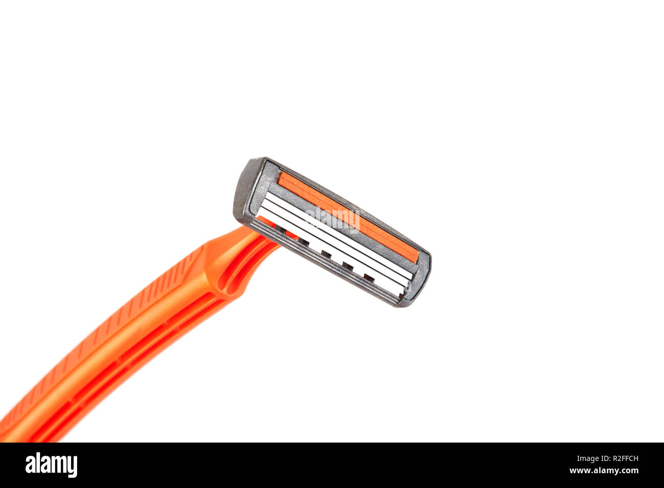 Disposable shaving razor isolated on white background Stock Photo - Alamy
