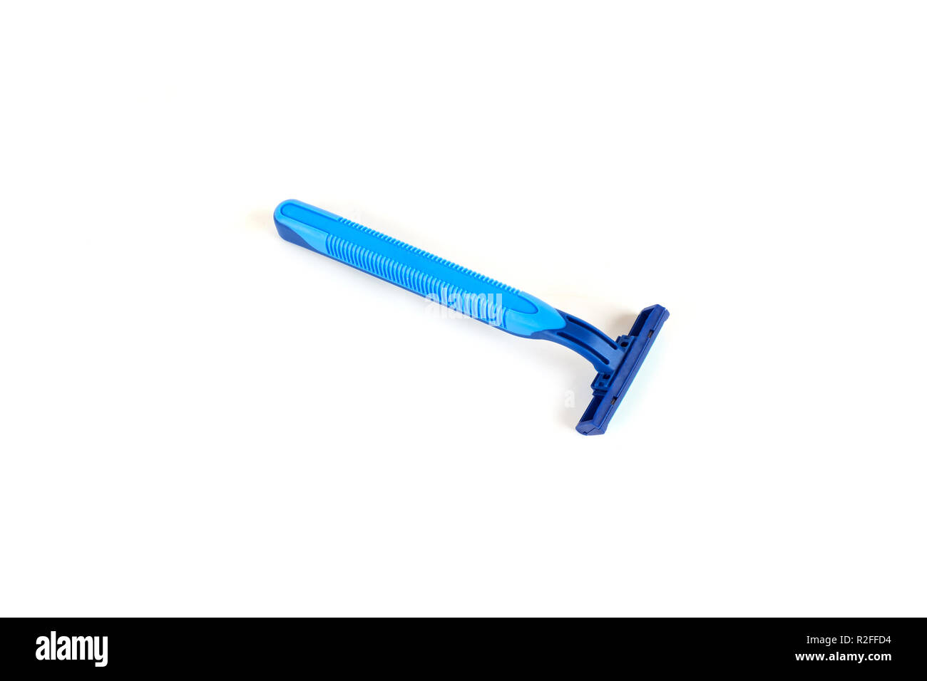 New disposable razor blade, on white background, isolated Stock Photo ...