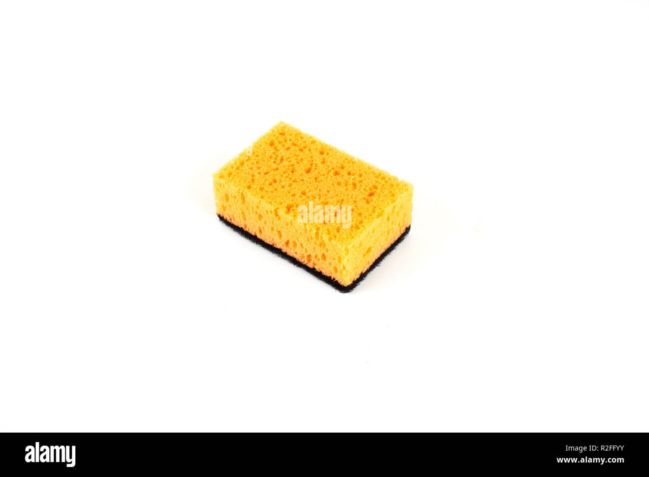 sponge for washing dishes, isolated on white background Stock Photo - Alamy