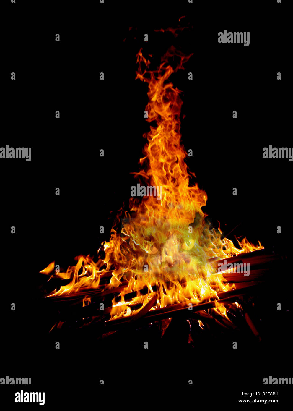 Devil fire eyes hi-res stock photography and images - Alamy