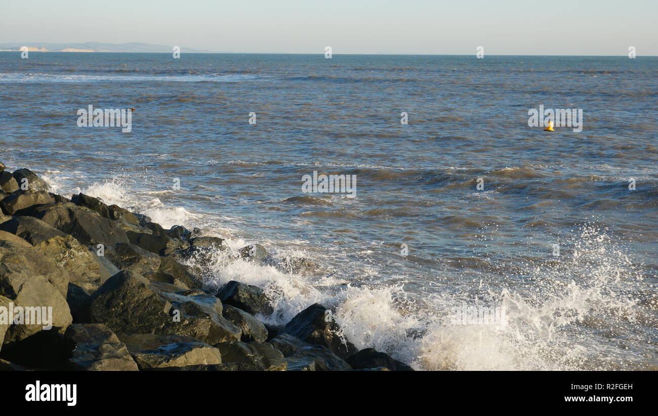 Coastal erosion defence rocks hi-res stock photography and images - Alamy