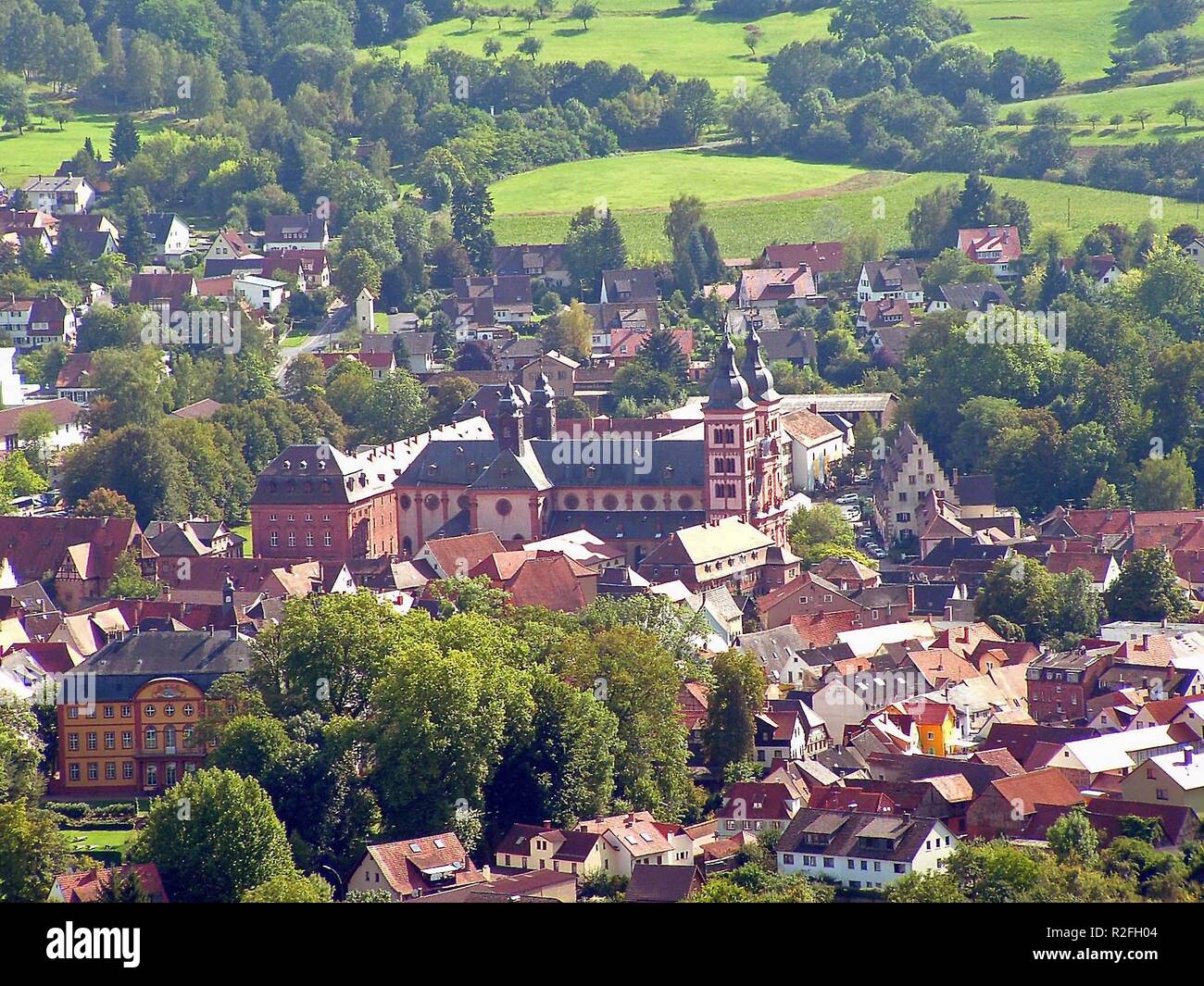 baroque city amorbach Stock Photo - Alamy