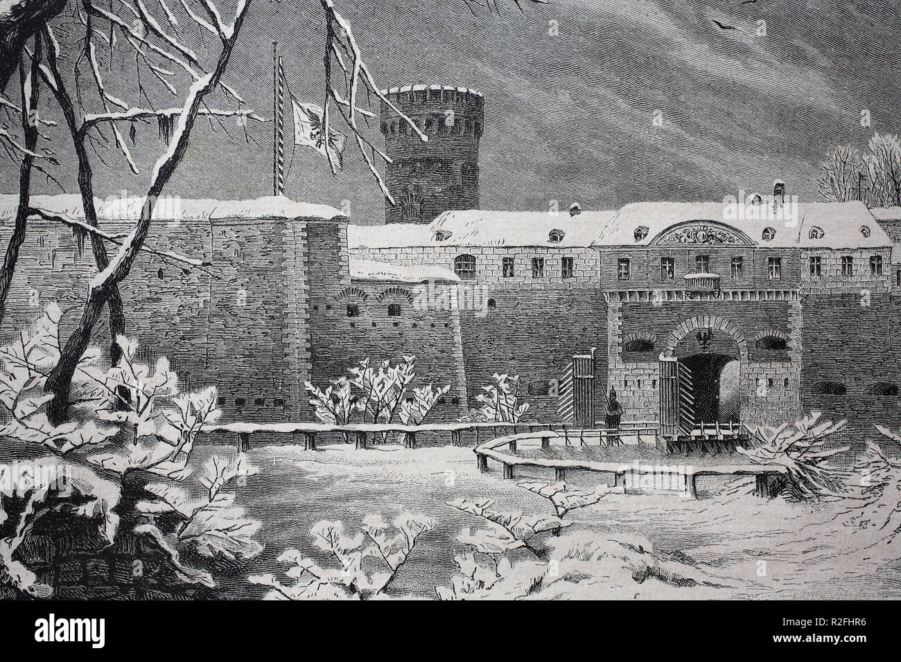 Digital improved reproduction, Spandau Citadel, Zitadelle Spandau, a ...