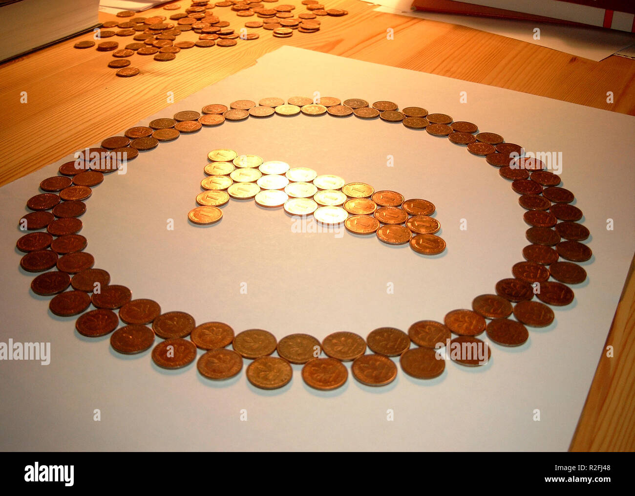 1 pfennig hi-res stock photography and images - Alamy