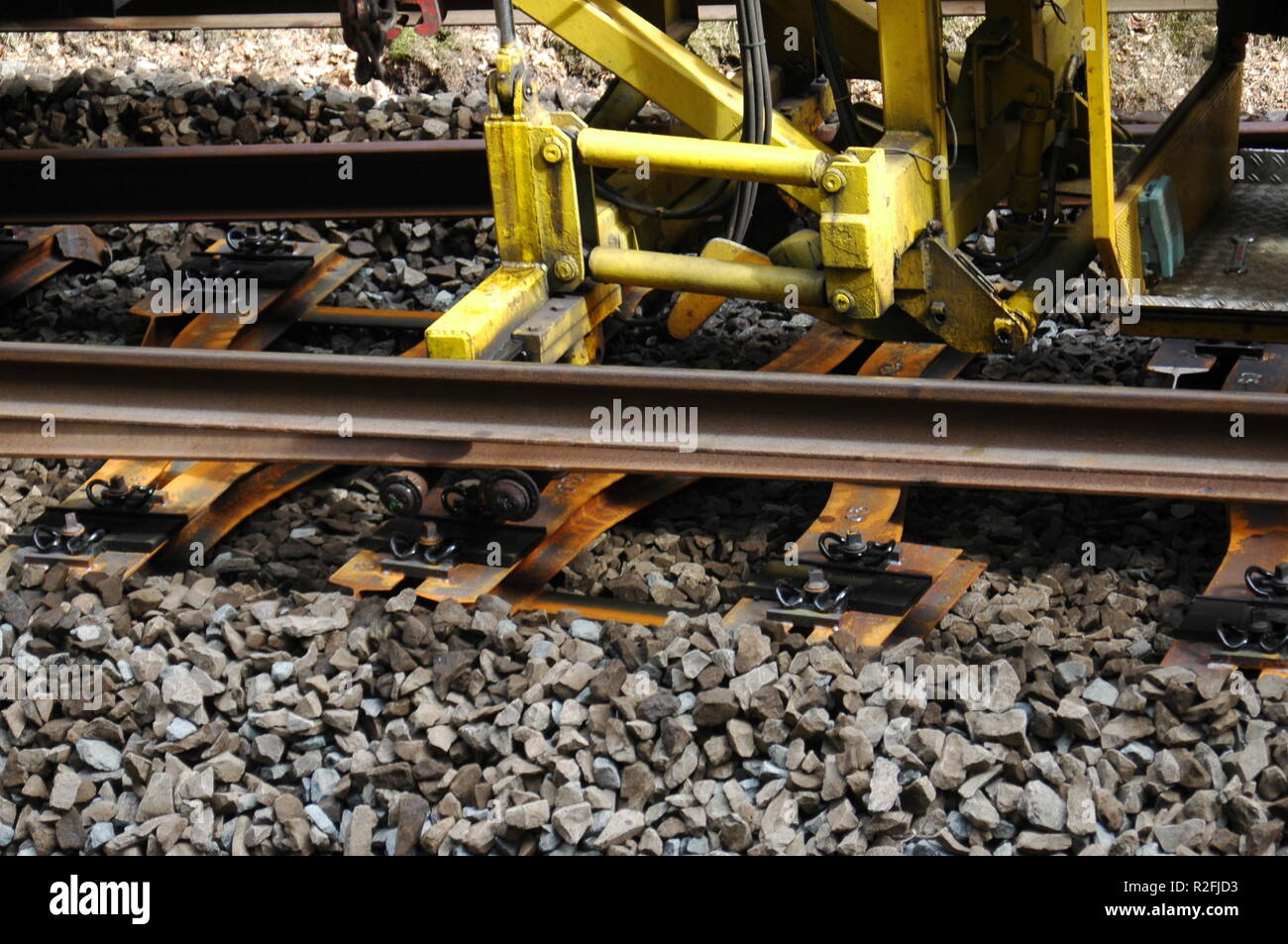 railwaymen at work Stock Photo - Alamy