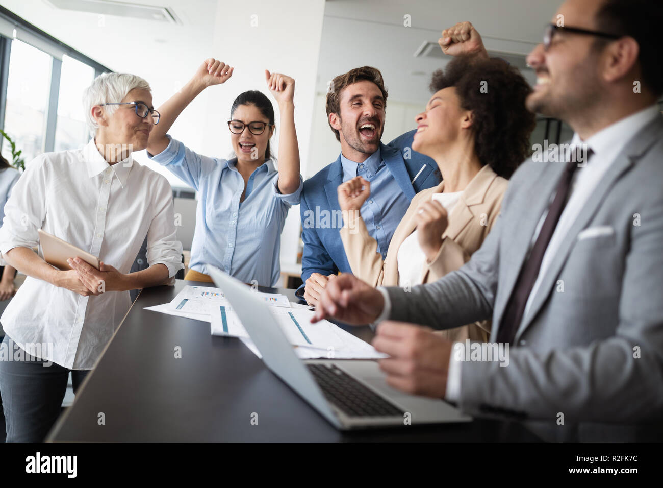 Business Team Celebration