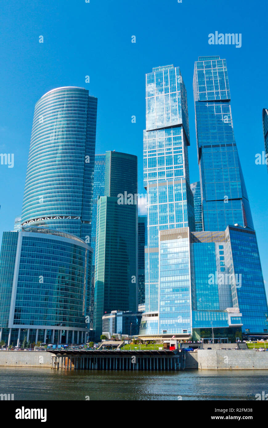 City of Capitals buildings, MIBC, Moscow International Business Center ...