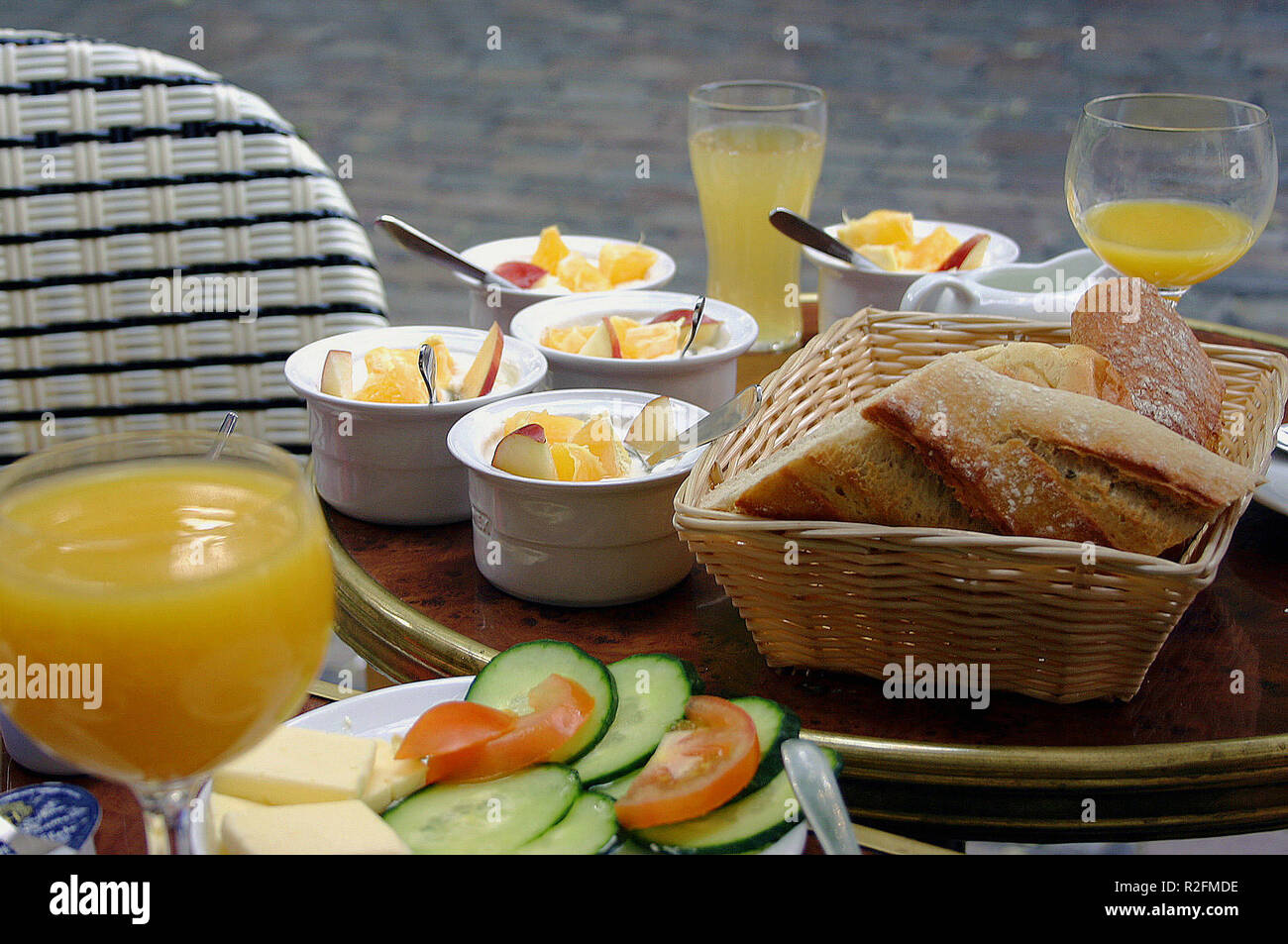 breakfast in cafe Stock Photo - Alamy