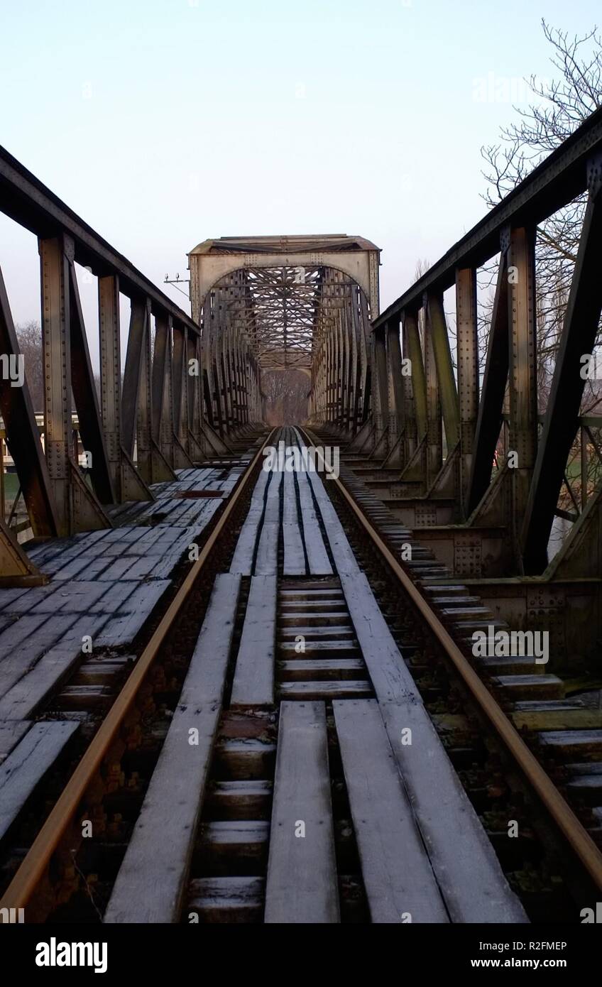 the old railway bridge Stock Photo - Alamy