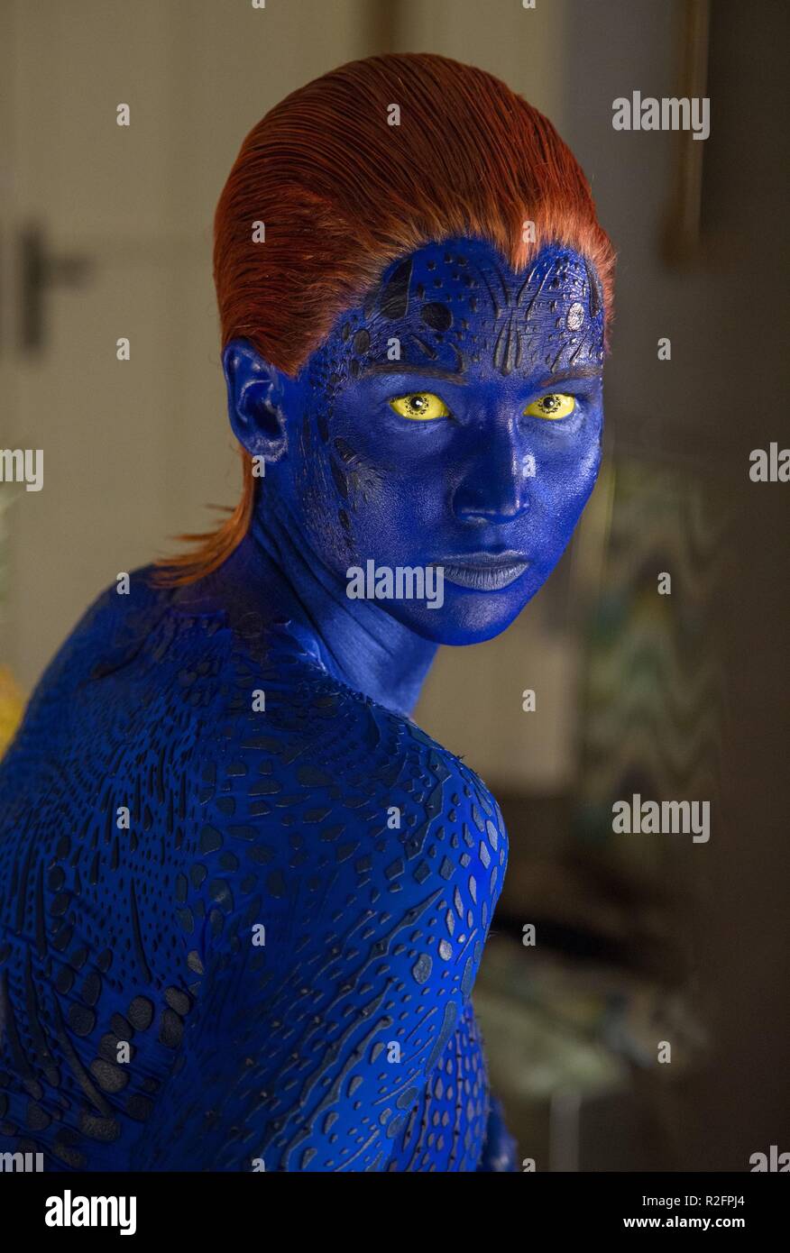 Mystique Jennifer Lawrence Makeup