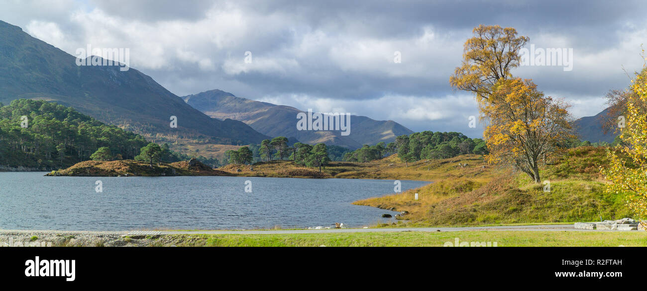 Loch Affric viewed from next to affric lodge, Glen Affric,Highlands ...