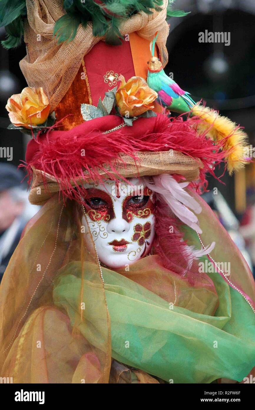 mask at the karnaval in venice Stock Photo - Alamy