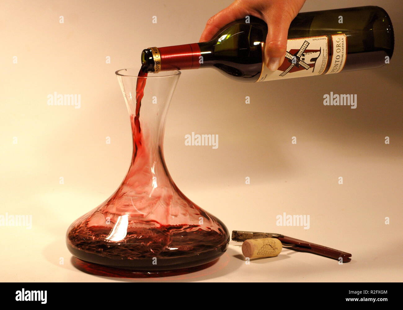 Ventilate wine hi-res stock photography and images - Alamy