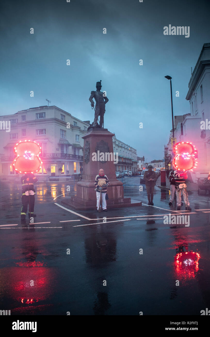 Eastbourne Bonfire Night, Remembrance Stock Photo - Alamy