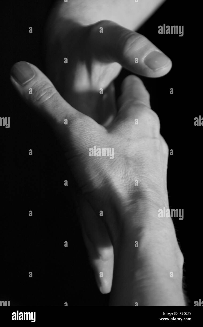 Promise hand Black and White Stock Photos & Images - Alamy