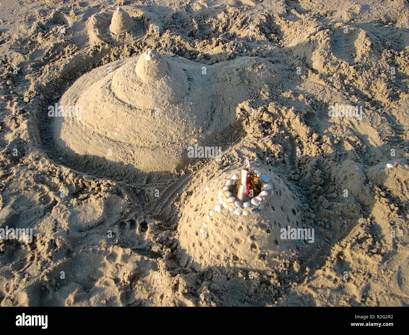 Sandcastles sandburg hi-res stock photography and images - Alamy