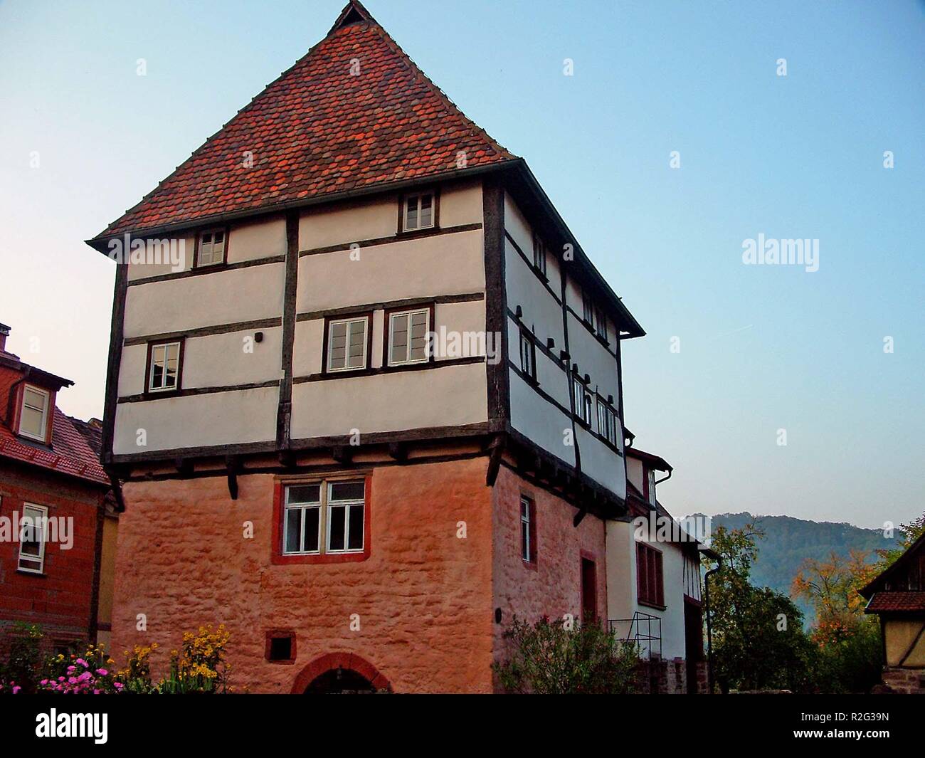 templer house in amorbach Stock Photo - Alamy