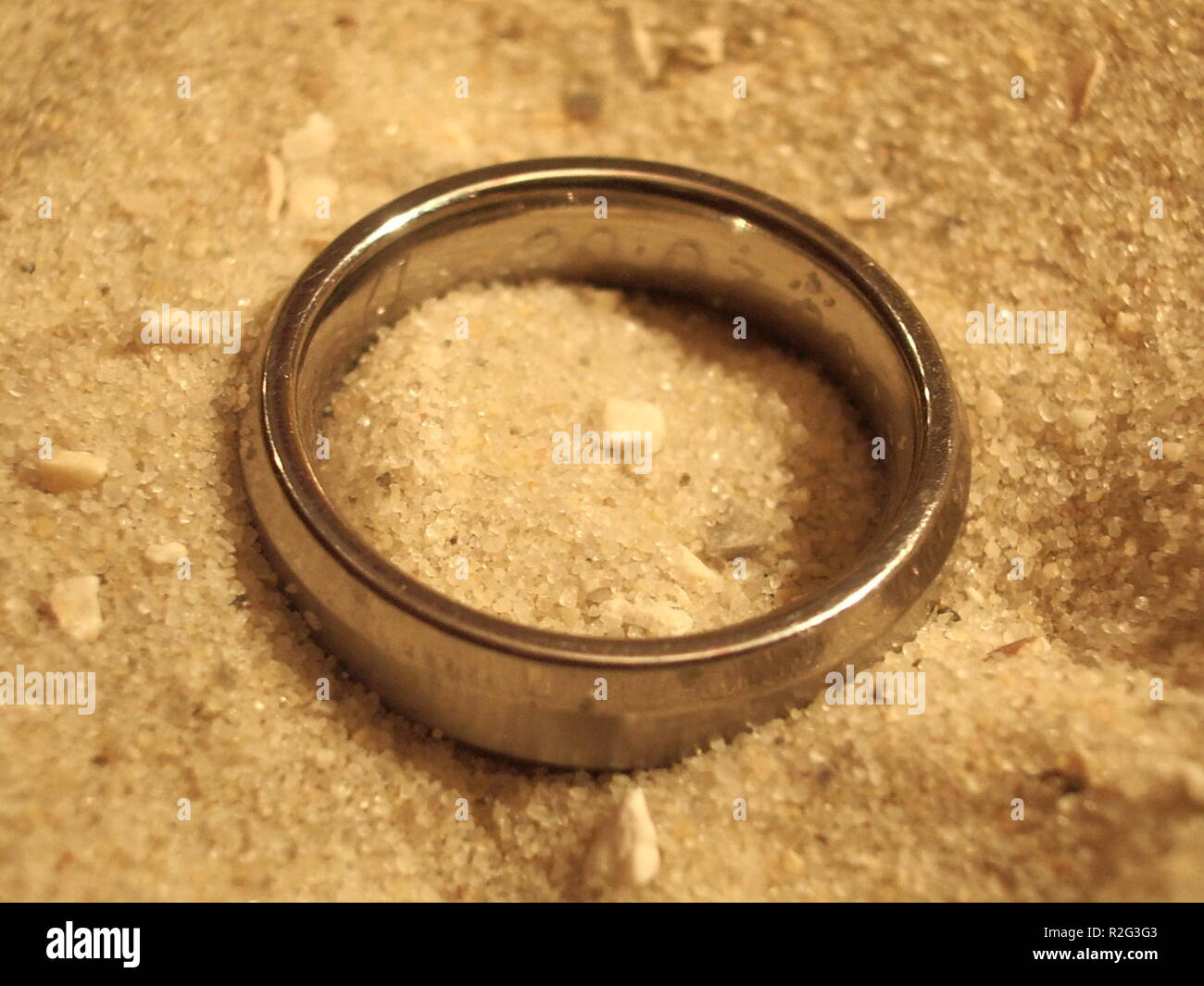 ring in the sand Stock Photo - Alamy