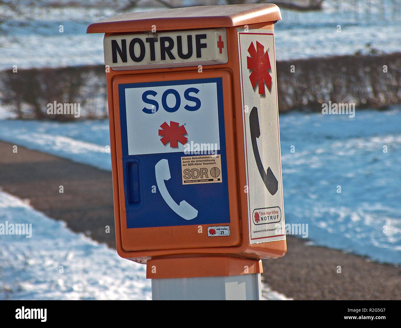 Emergency pillar hi-res stock photography and images - Alamy