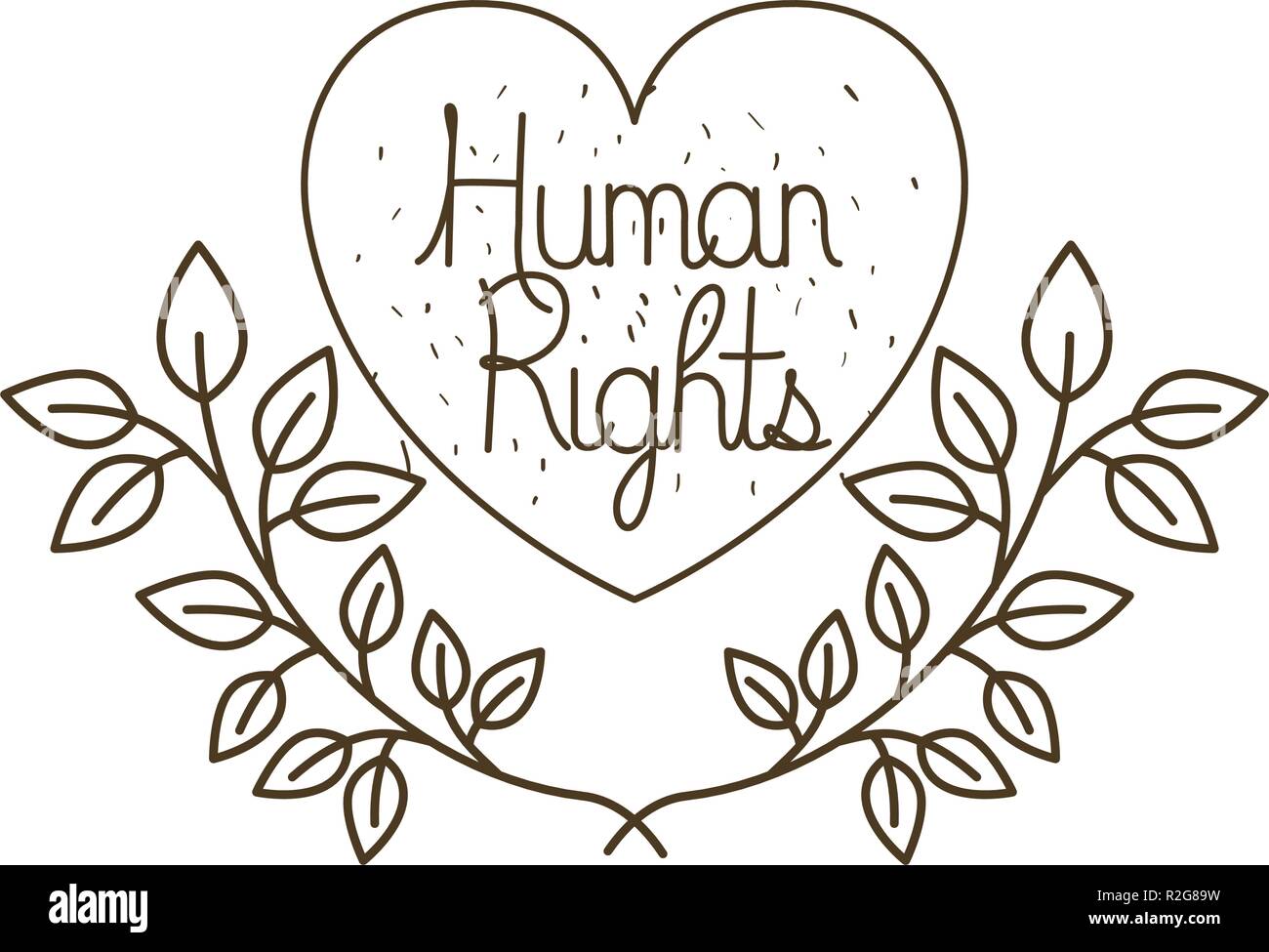 Human rights declaration Stock Vector Images - Alamy