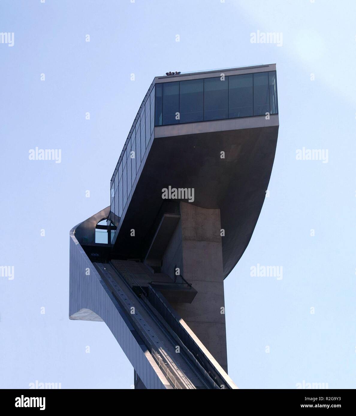 Bergisel ski jump tower hi-res stock photography and images - Alamy