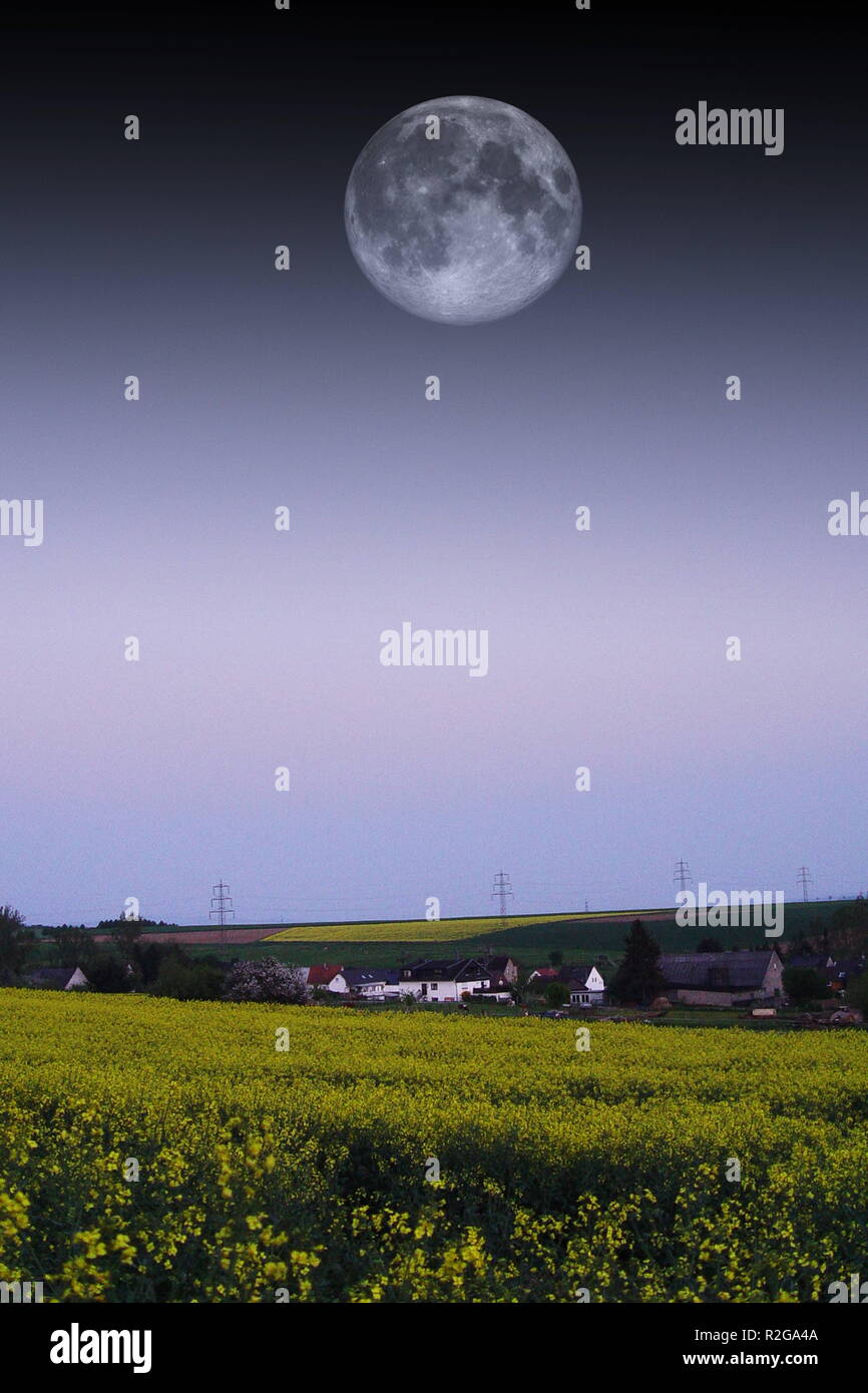 moon on top Stock Photo - Alamy