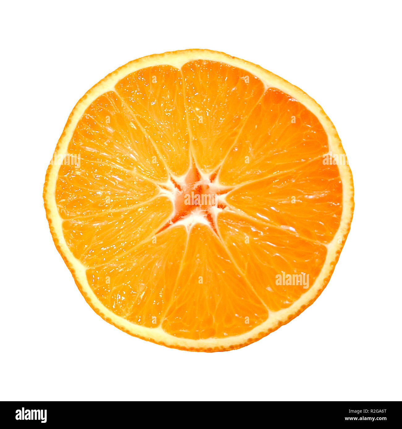 half an orange Stock Photo - Alamy