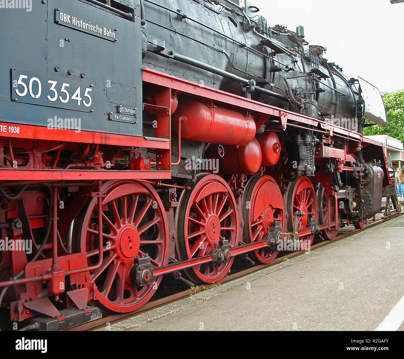 drive steam locomotive Stock Photo - Alamy