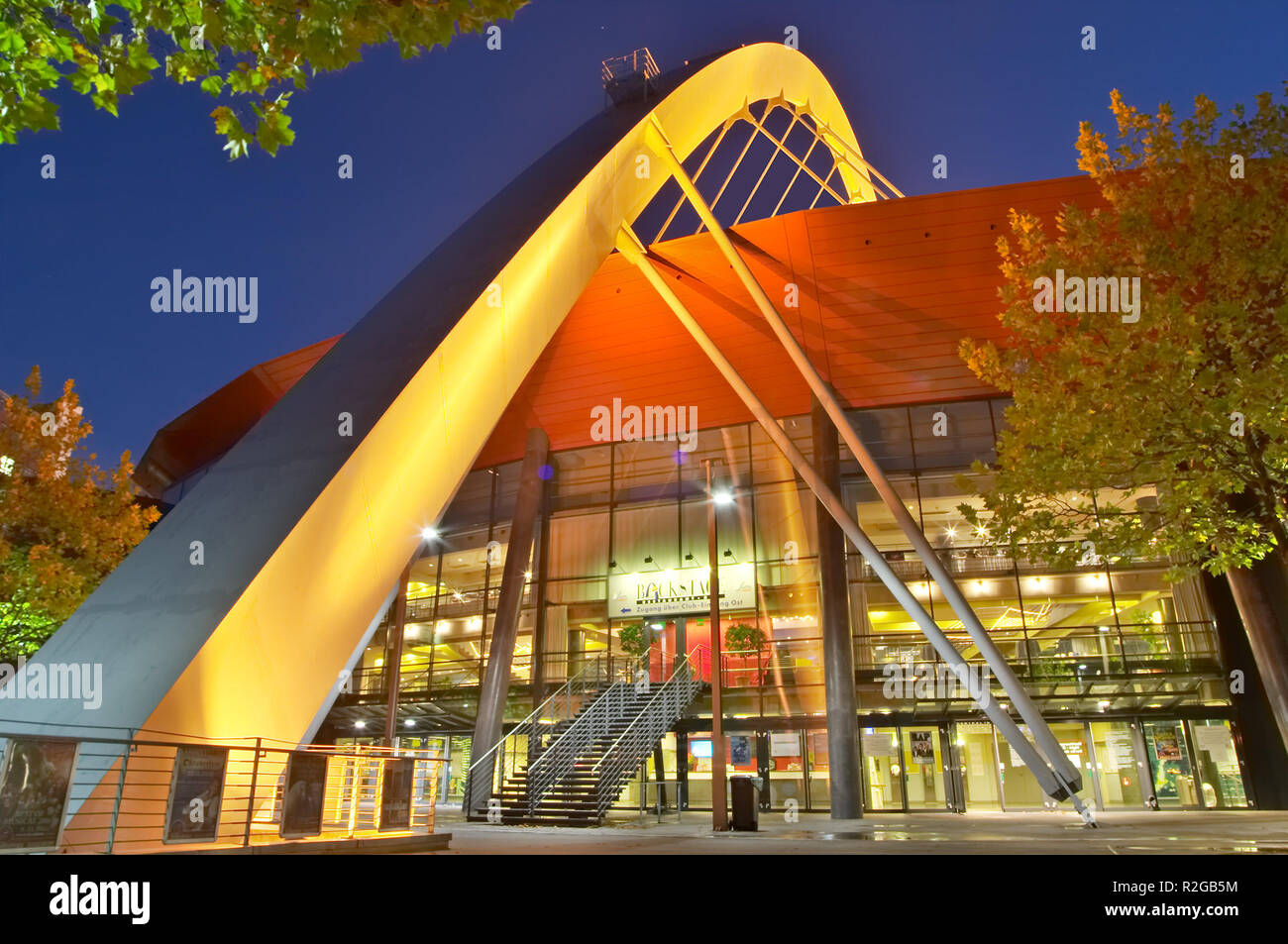 cologne arena at the blue hour Stock Photo - Alamy