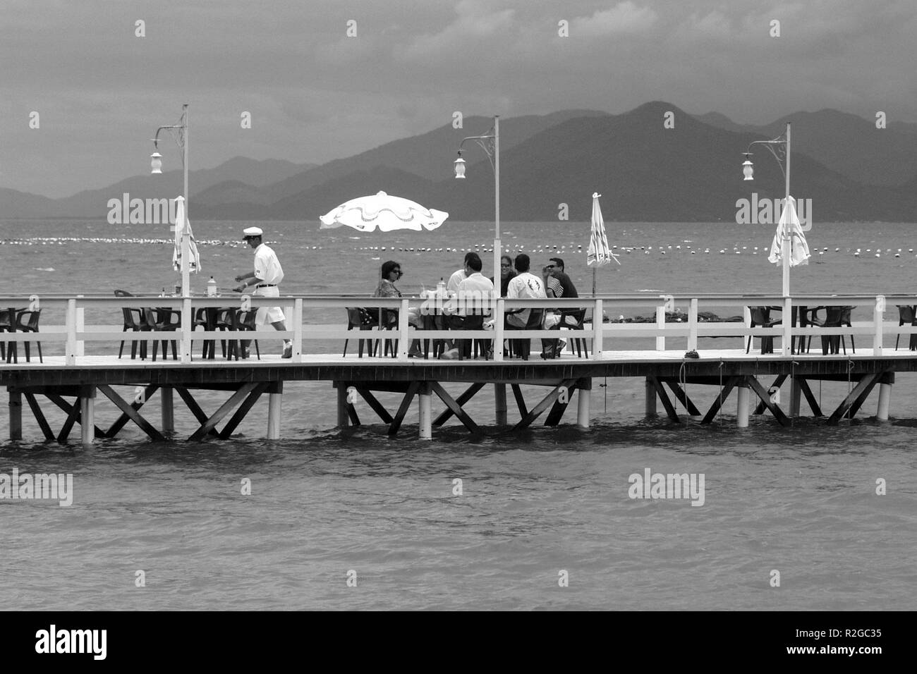 Weather before holidays Black and White Stock Photos & Images - Alamy